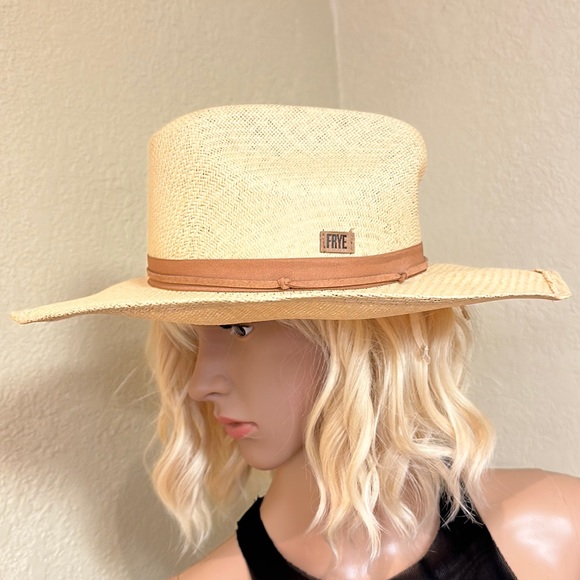 Frye | Accessories | Frye Womans Paperbraid Boho Wide Brim Hat Os ...